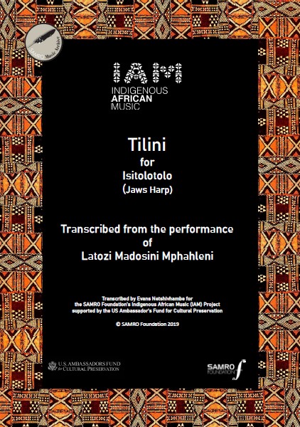 Tilini – Indigenous African Music (IAM) Transcription Project