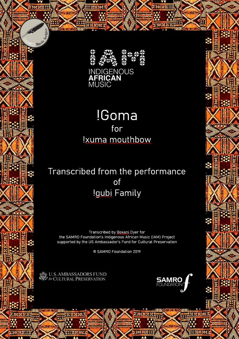 goma-cover – Indigenous African Music (IAM) Transcription Project